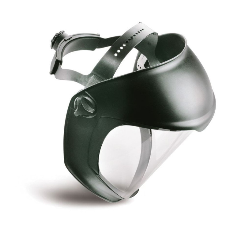 Ecran facial intégral BIONIC® transparent avec visière sans revêtement ...